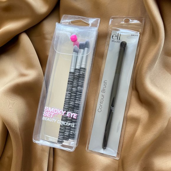 ELF | Makeup | 4 Eyeshadow Eye Crease Smudge Contour Brushes | Poshmark